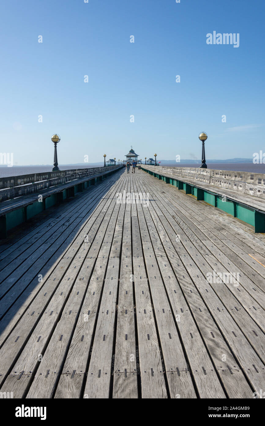 Clevedon Pier, Clevedon, Somerset, England, United Kingdom Stock Photo ...