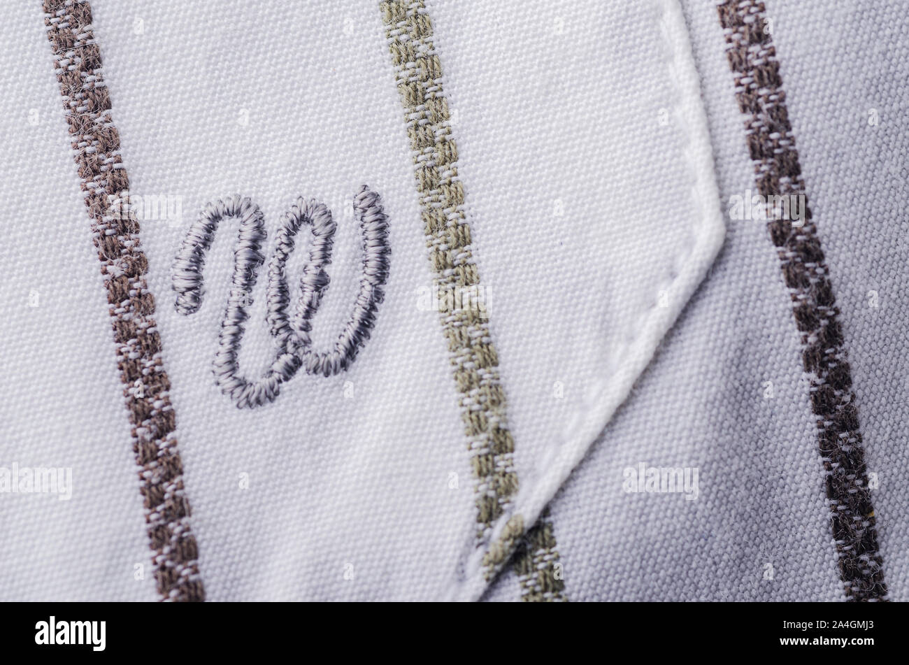 Closeup of Wrangler label on a shirt Stock Photo - Alamy