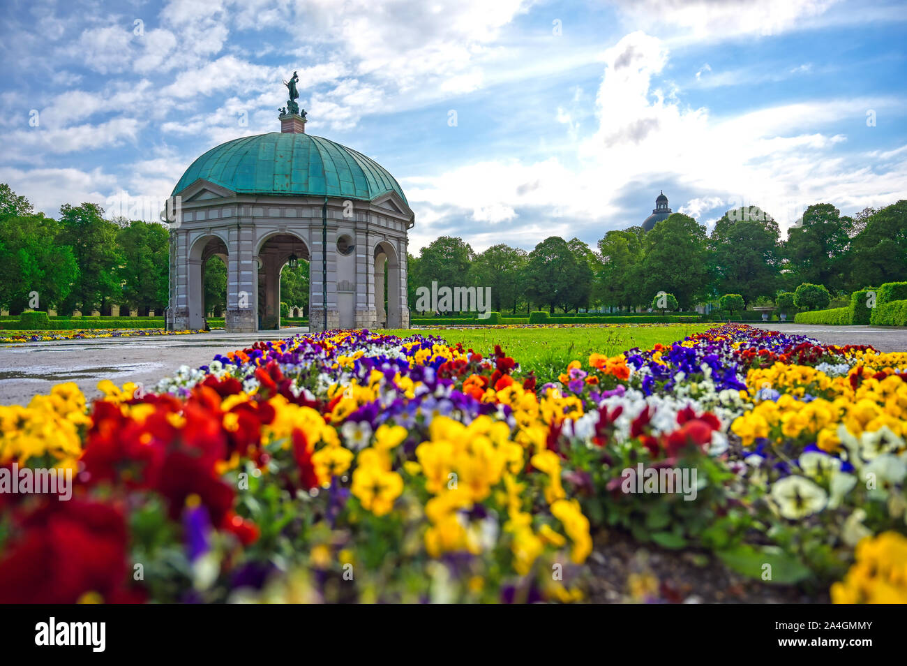 The Hofgarten is a garden in the center of Munich, Bavaria, Germany ...