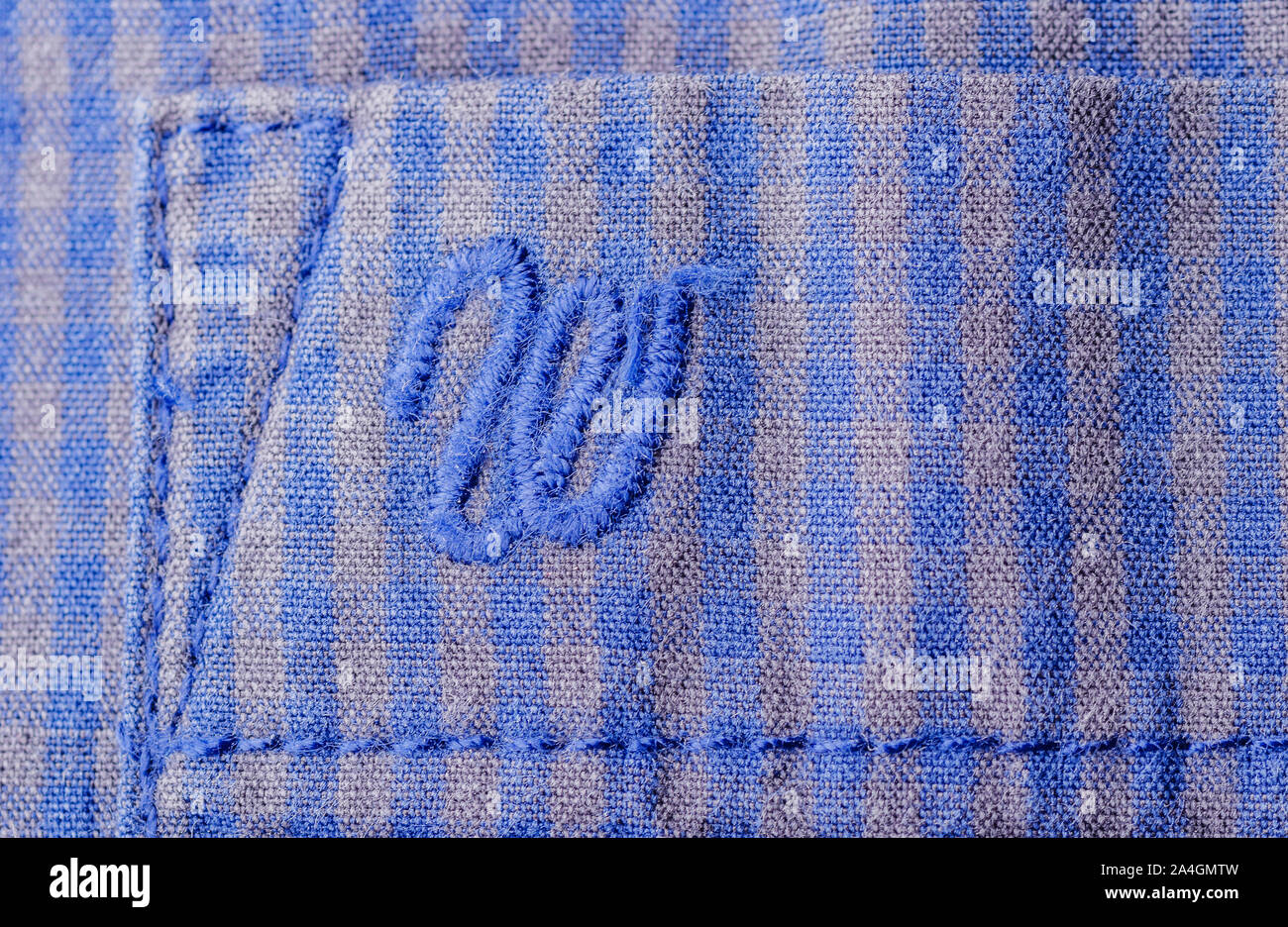 Closeup of Wrangler label on a shirt Stock Photo - Alamy
