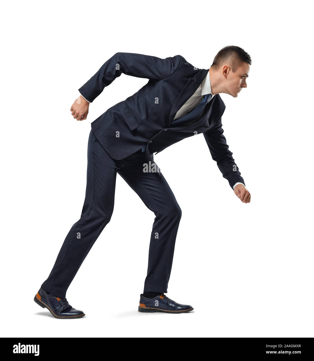 Business person looking ahead hi-res stock photography and images - Alamy