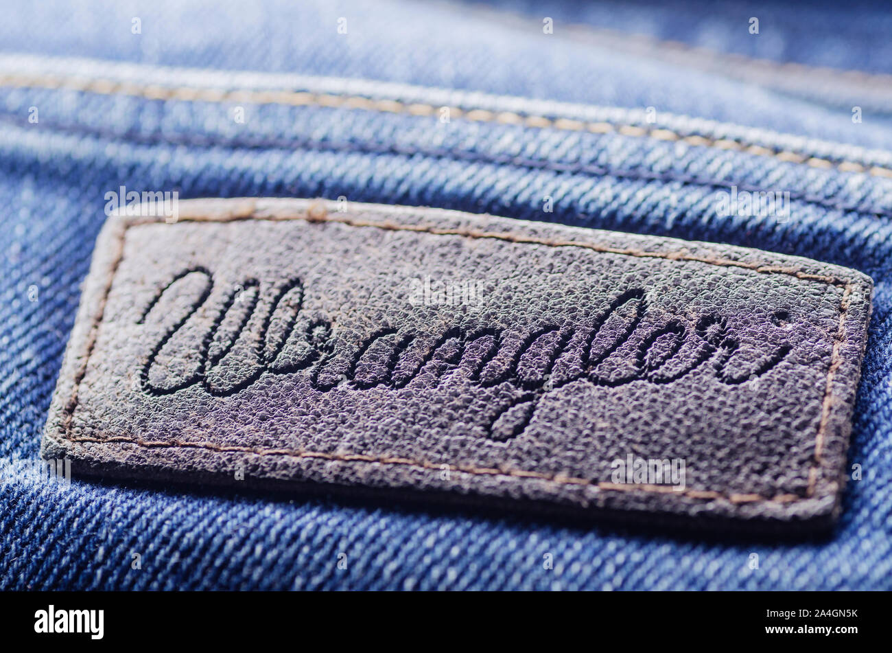 Wrangler Button High Resolution Stock Photography and Images - Alamy