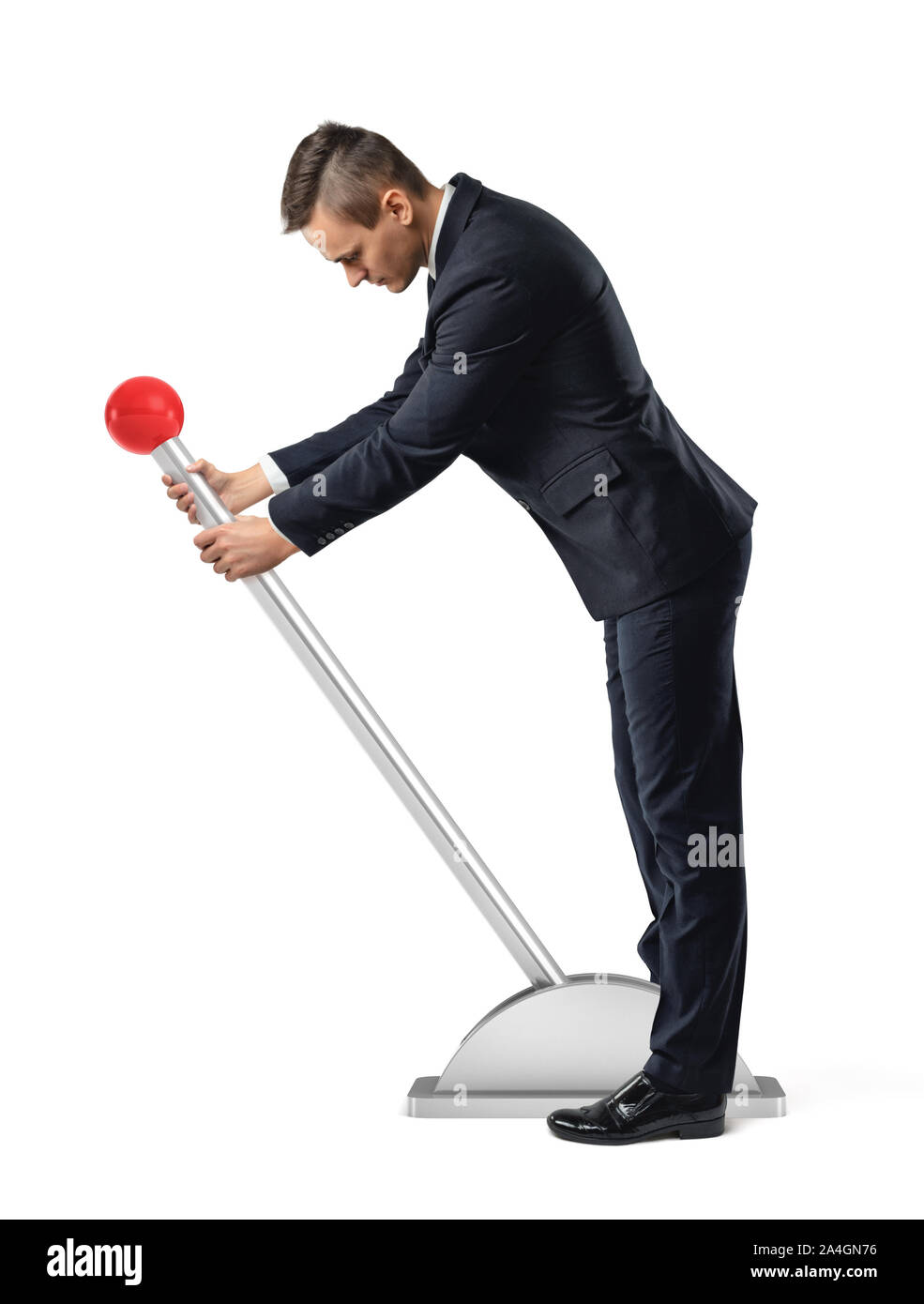 Power lever hand hi-res stock photography and images - Alamy