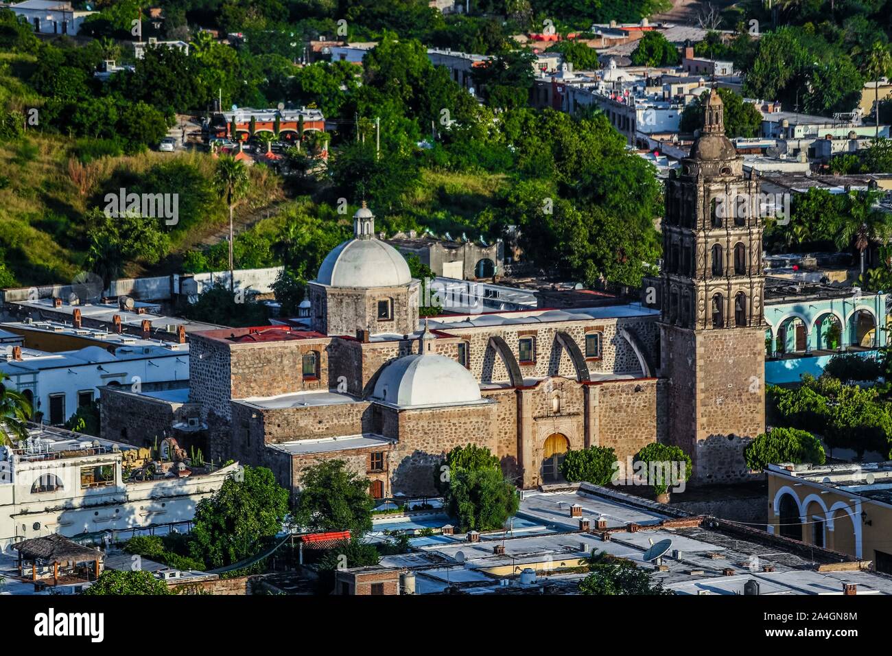 Alamos Sonora Mexico, Magical Town. Church of the Immaculate Conception ...