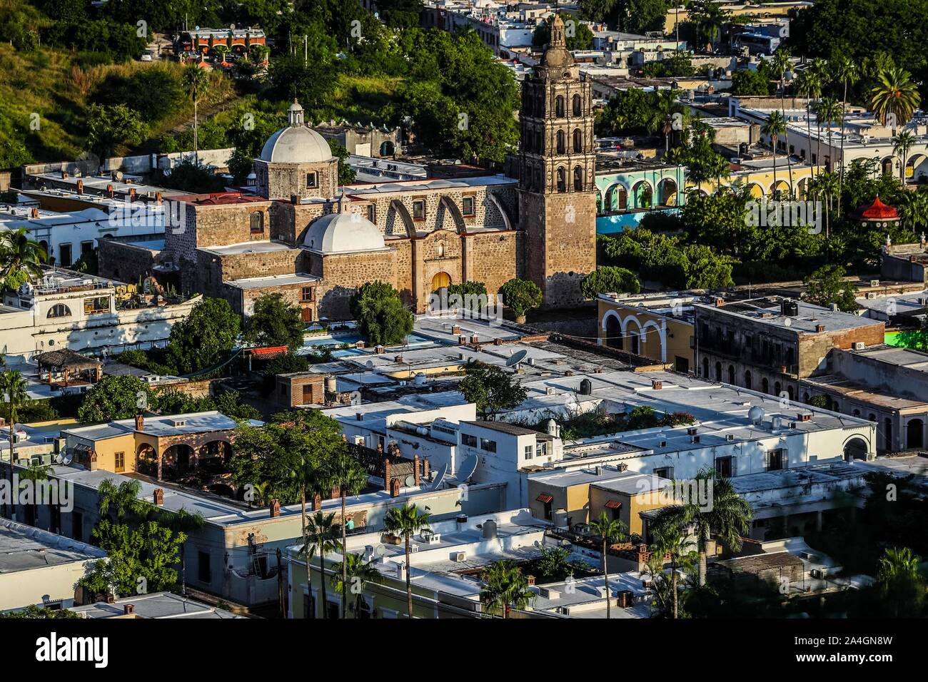 Alamos Sonora Mexico, Magical Town. Church of the Immaculate Conception ...