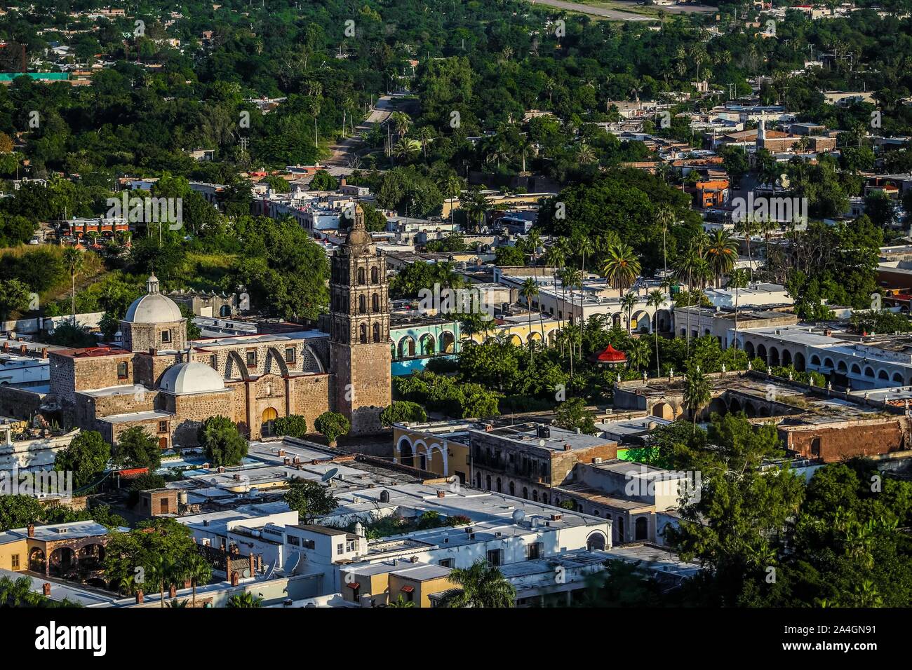 Alamos Sonora Mexico, Magical Town. Church of the Immaculate Conception ...