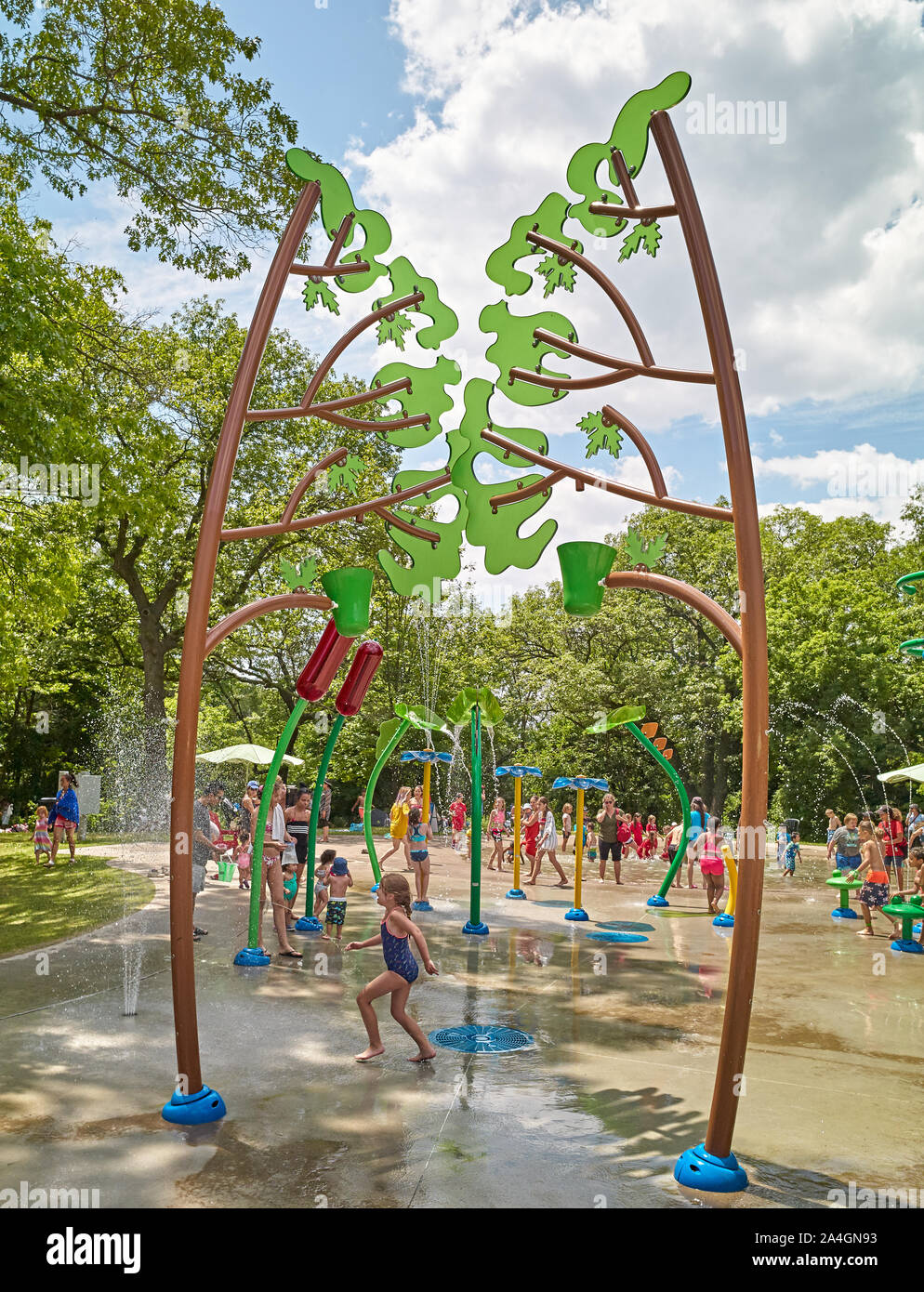 High Park waterplay area Stock Photo - Alamy