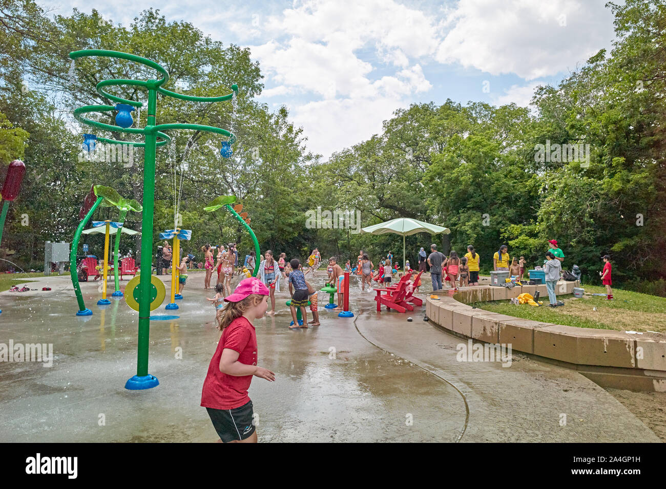 High Park waterplay area Stock Photo - Alamy