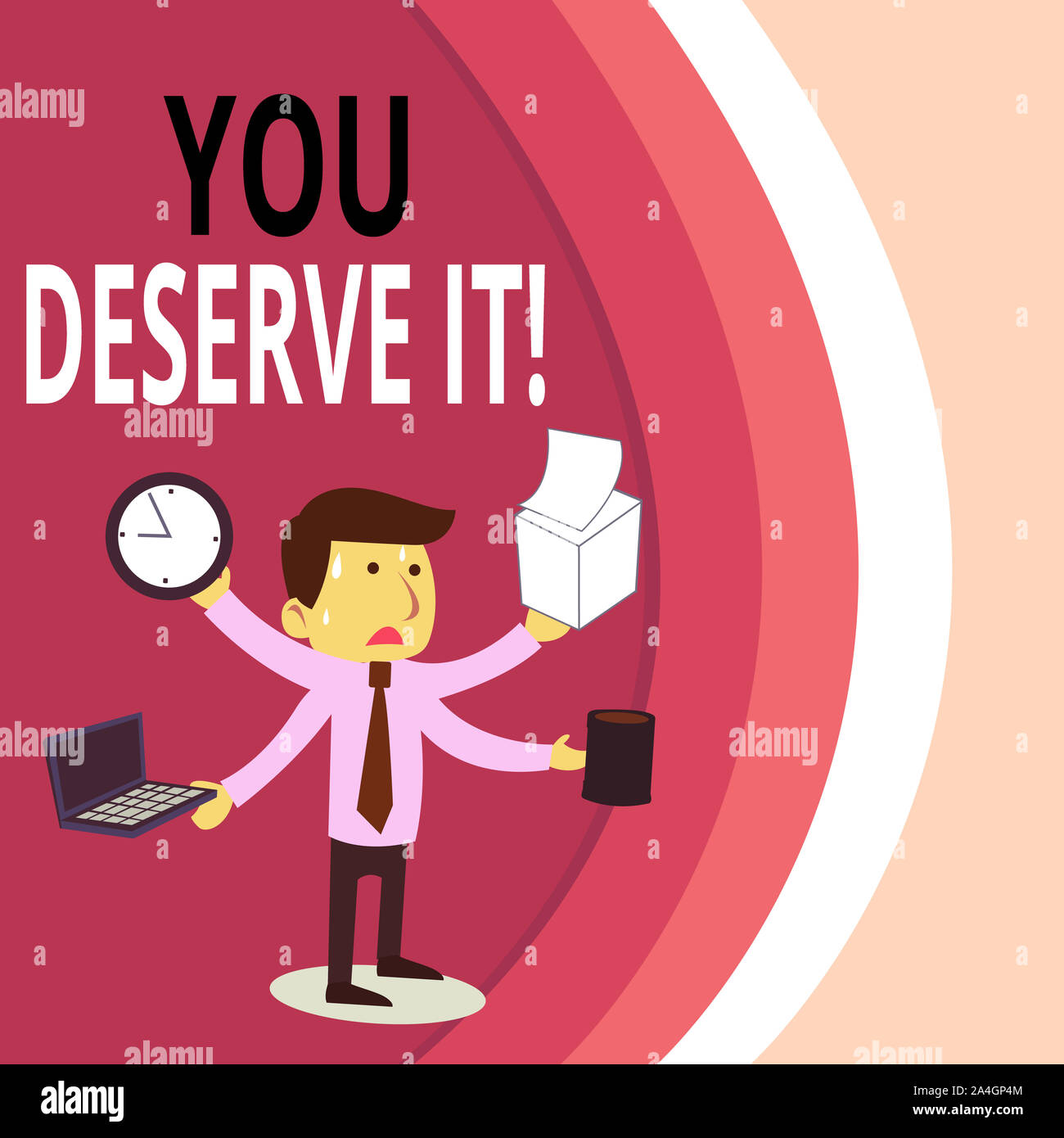 Writing note showing You Deserve It. Business concept for should have ...