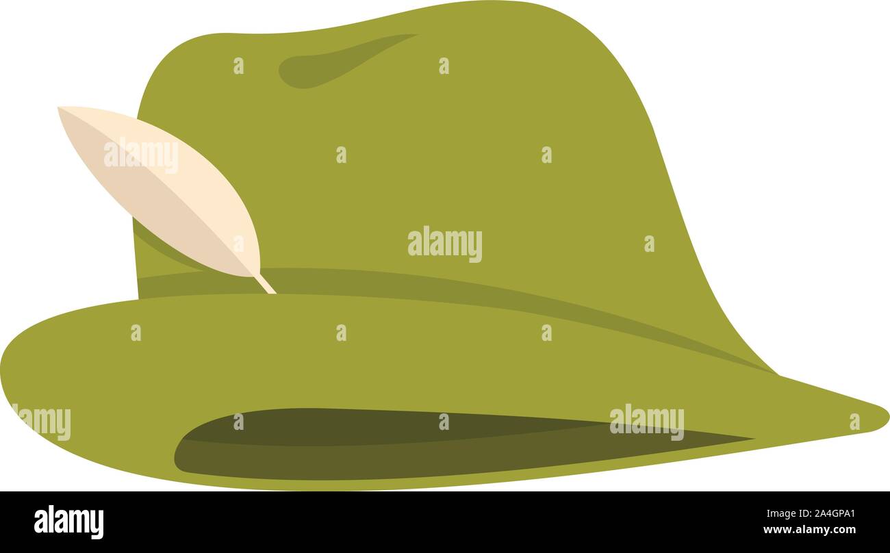 Hunter hat icon. Flat illustration of hunter hat vector icon for web ...