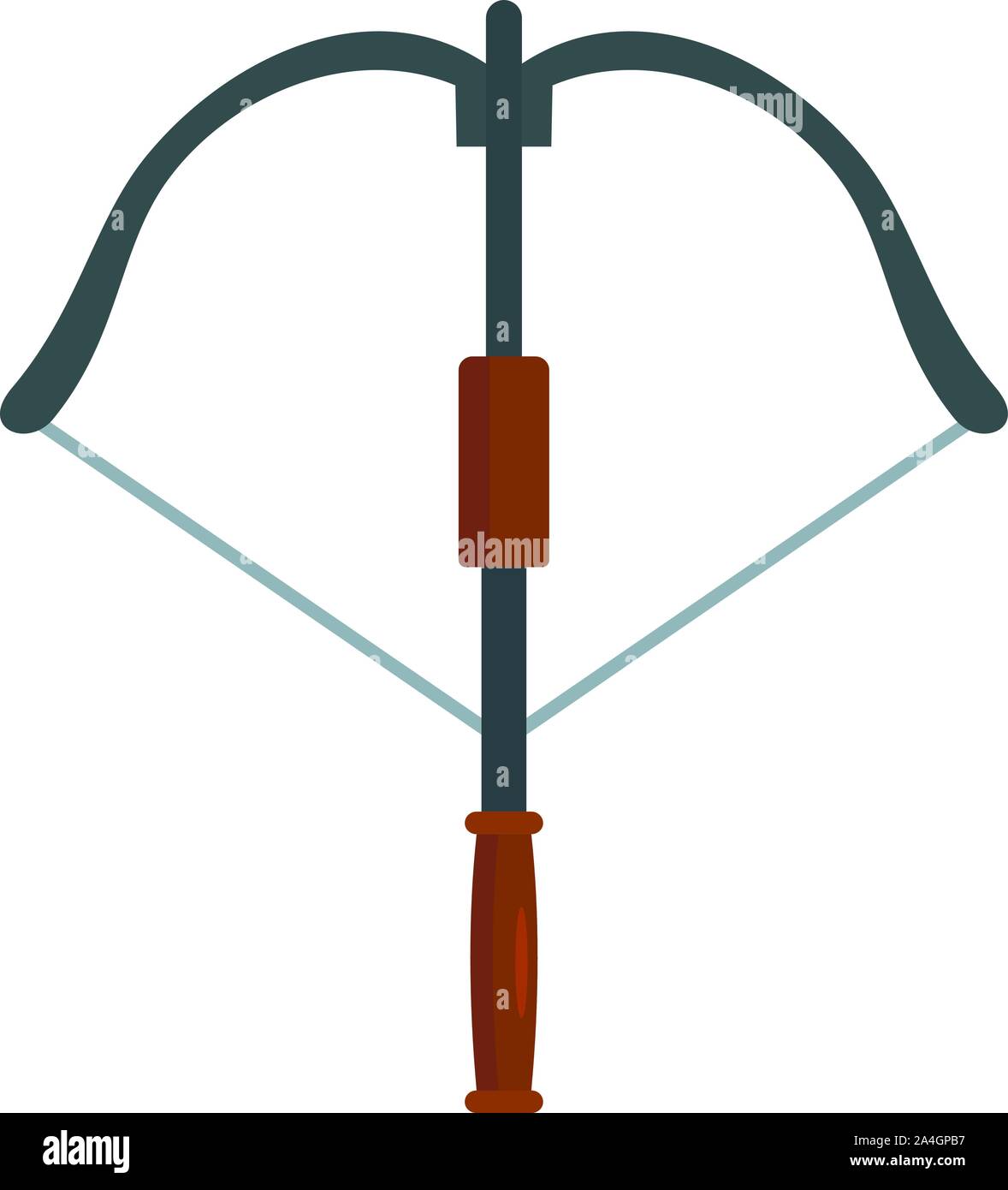 Hunt Crossbow Icon Flat Illustration Of Hunt Crossbow Vector Icon For Web Design Stock Vector