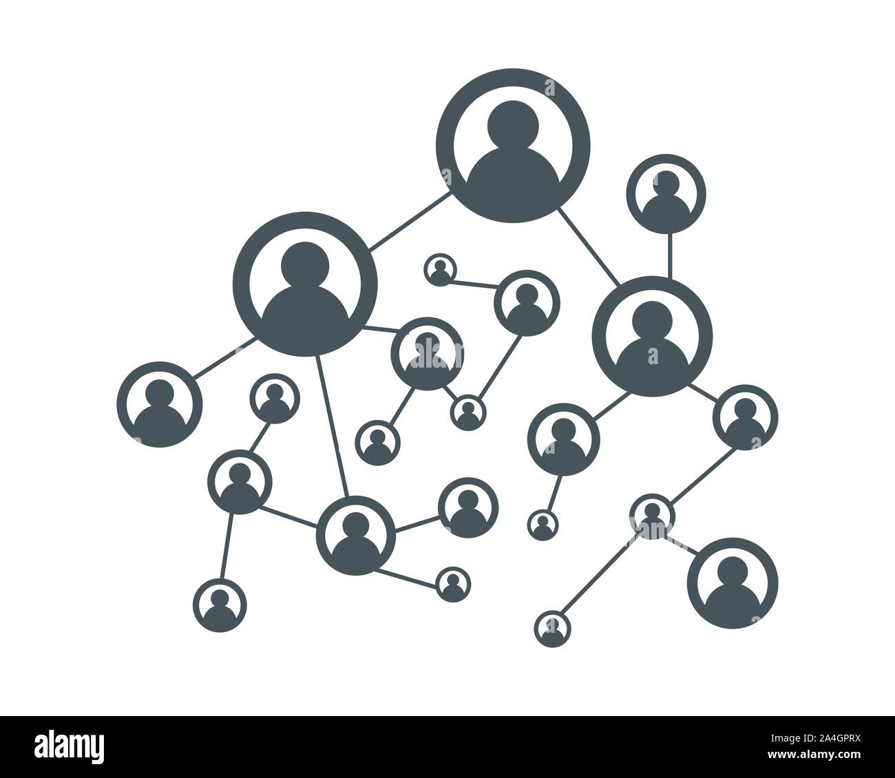 Professional men networking Stock Vector Images - Alamy