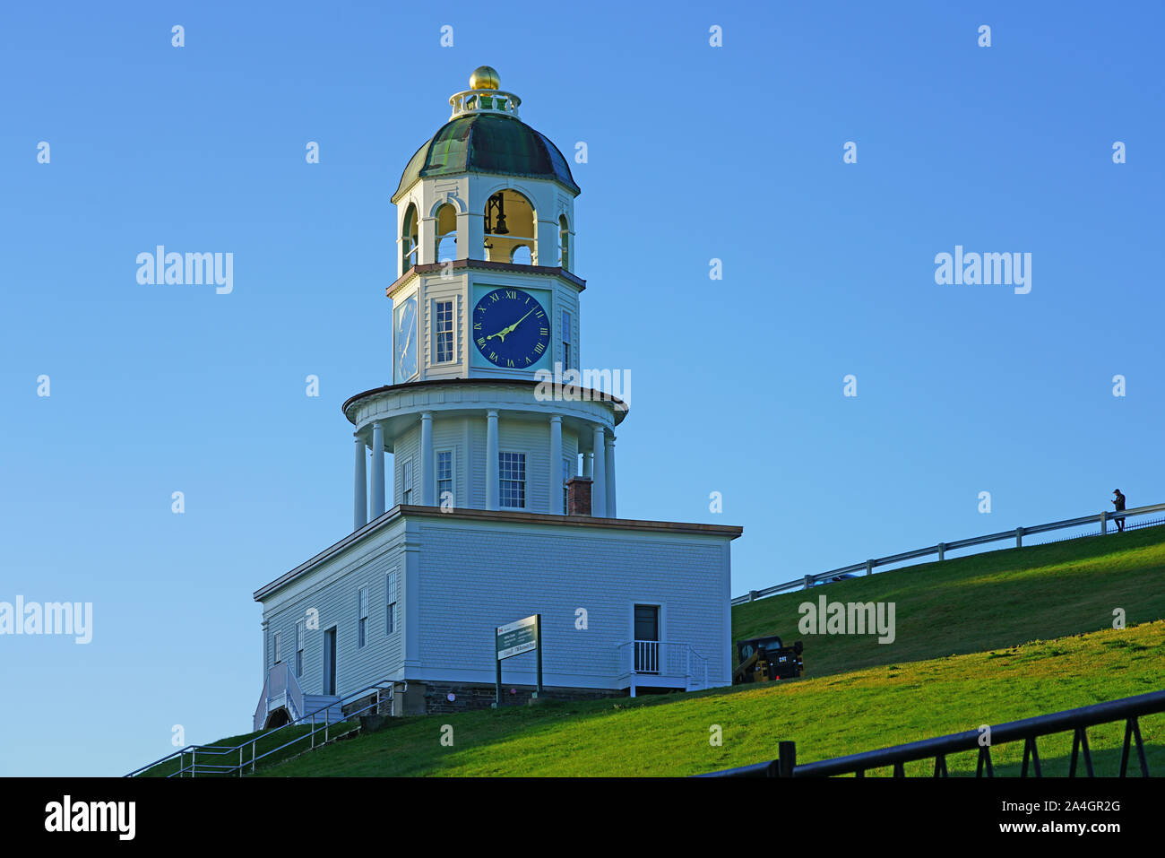HALIFAX, CANADA -6 OCT 2019- View of the Old Town Clock (Citadel Clock ...