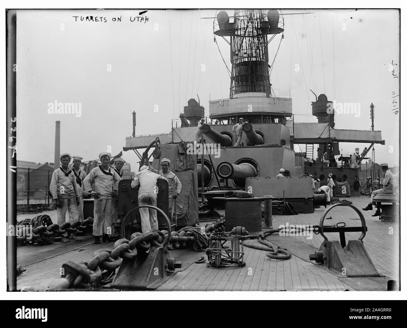 Battleship turrets Black and White Stock Photos & Images - Alamy