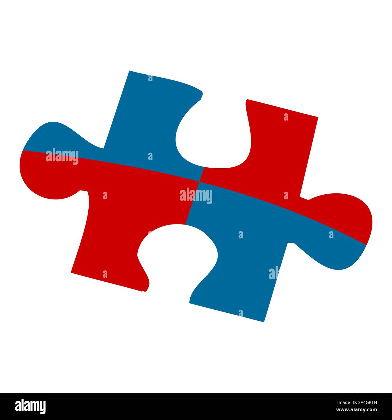 puzzle piece icon, vector puzzle illustration symbol, jigsaw element ...