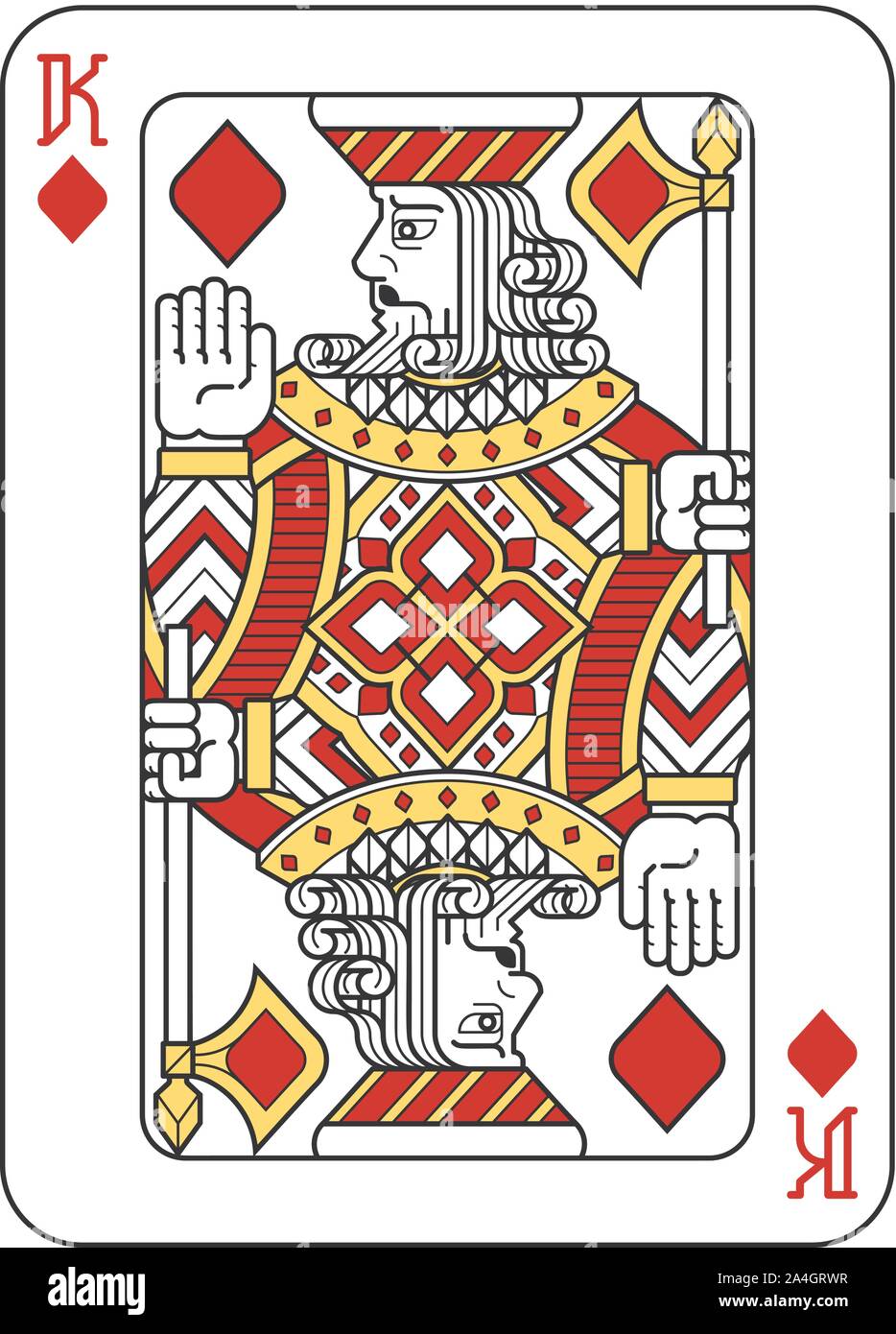 King Card Vector