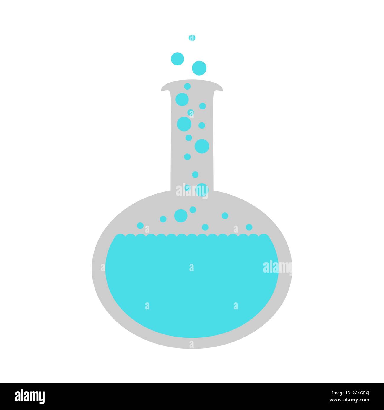 vector science Lab flask - chemical laboratory, chemistry research ...