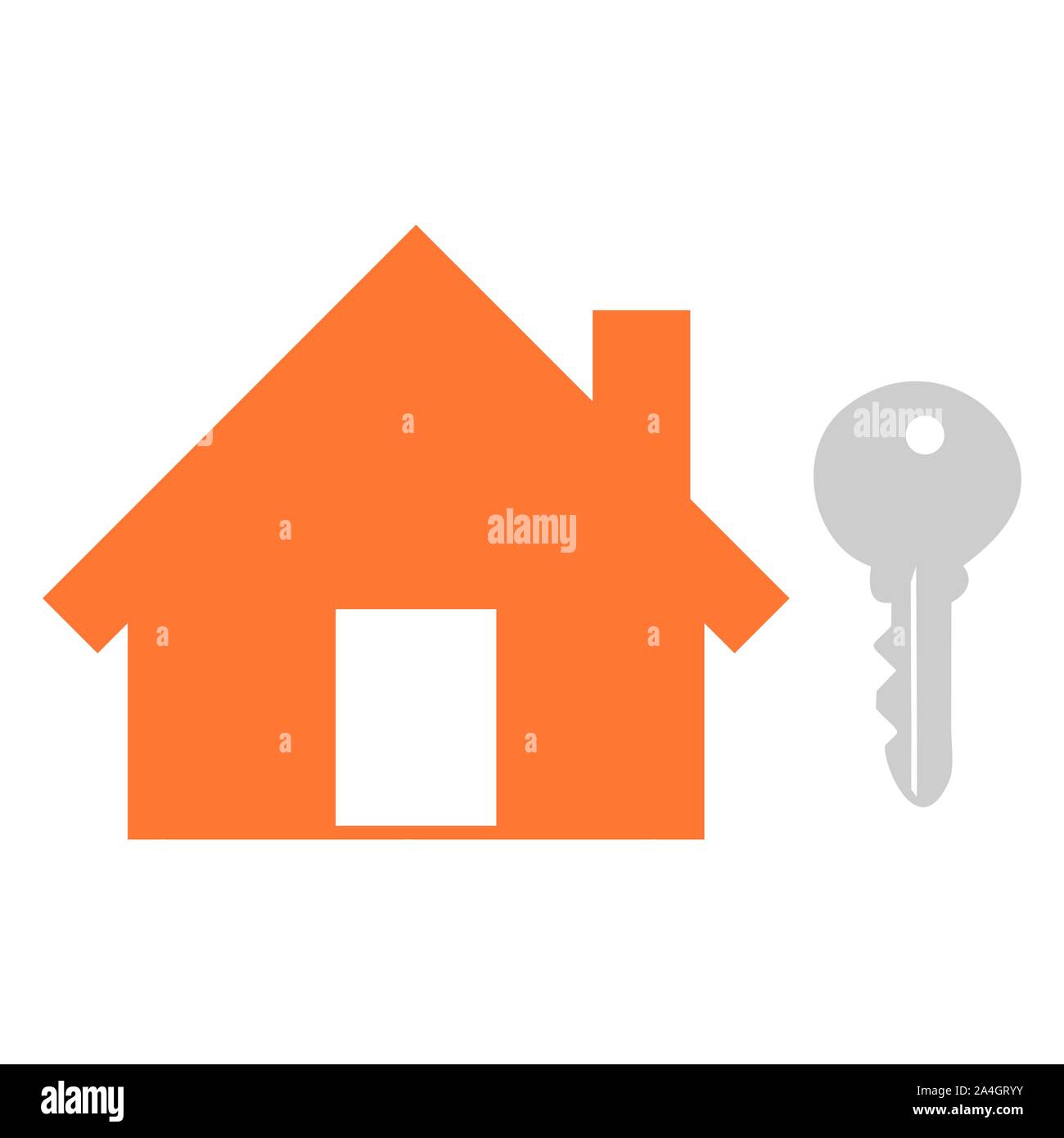 Unlock house Stock Vector Images - Alamy