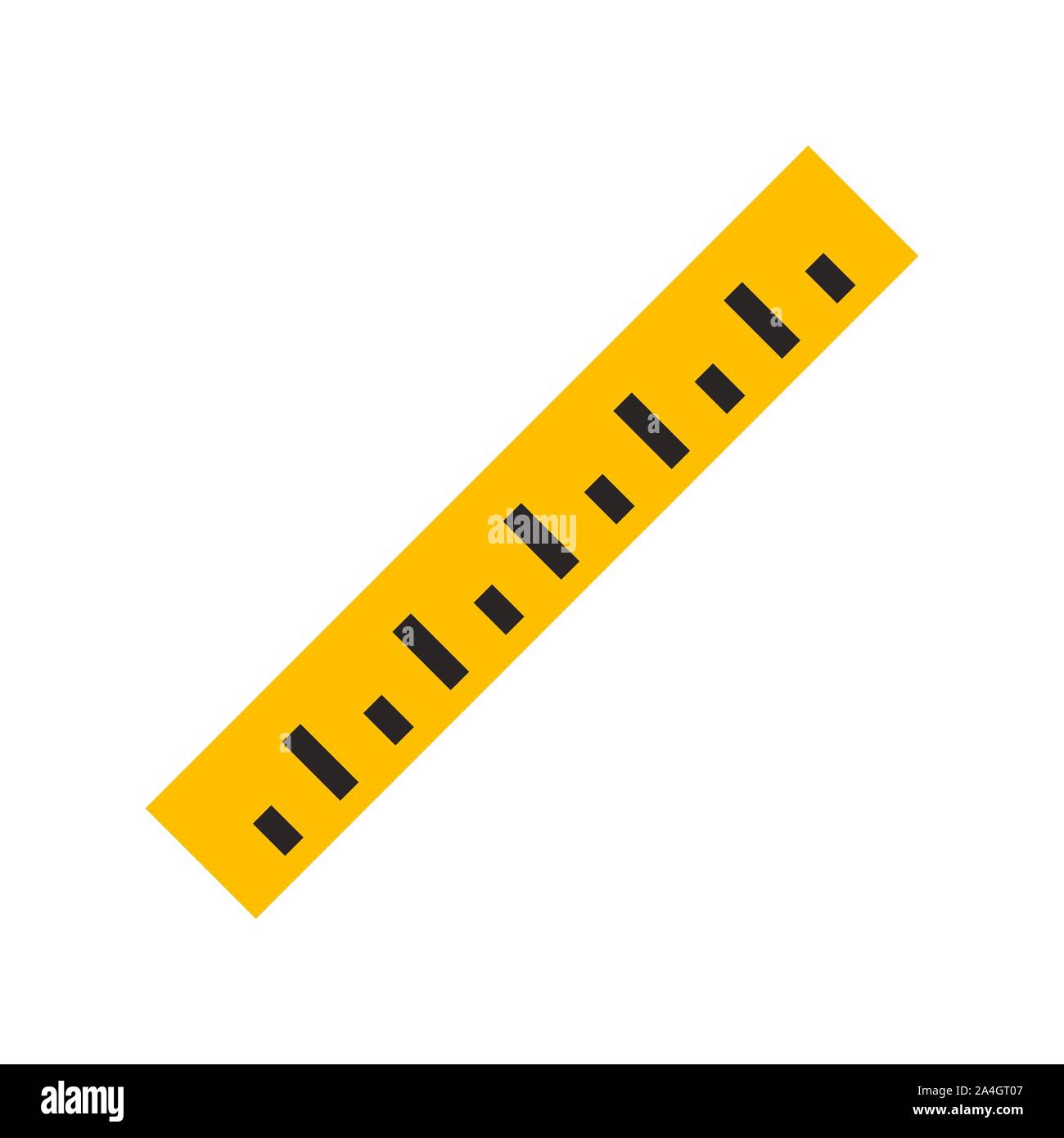 ruler icon, school illustration - education icon, measurement scale ...