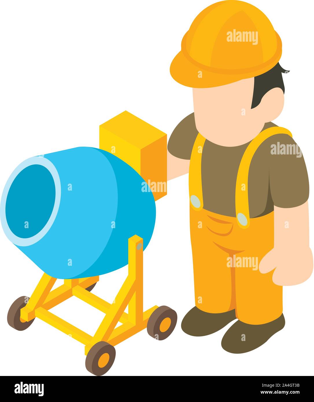 Bricklayer master Stock Vector Images - Alamy