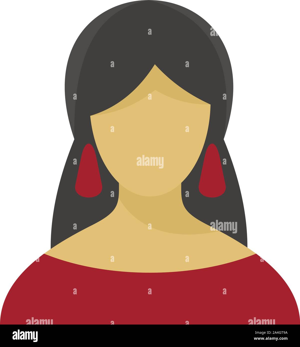 Fortune teller icon. Flat illustration of fortune teller vector icon ...