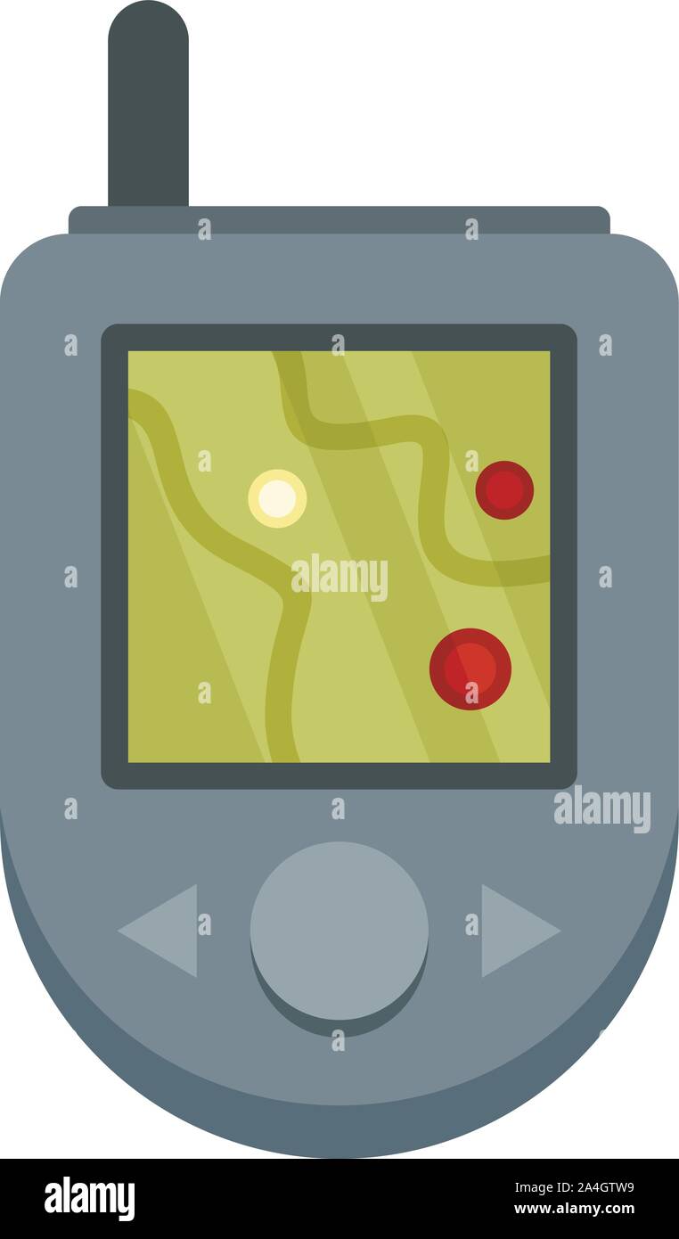 Gps device icon. Flat illustration of gps device vector icon for web ...