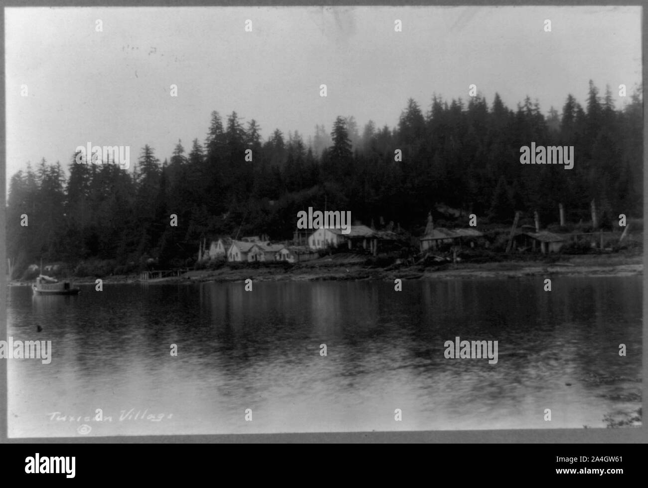 Remote alaska village Black and White Stock Photos & Images - Alamy