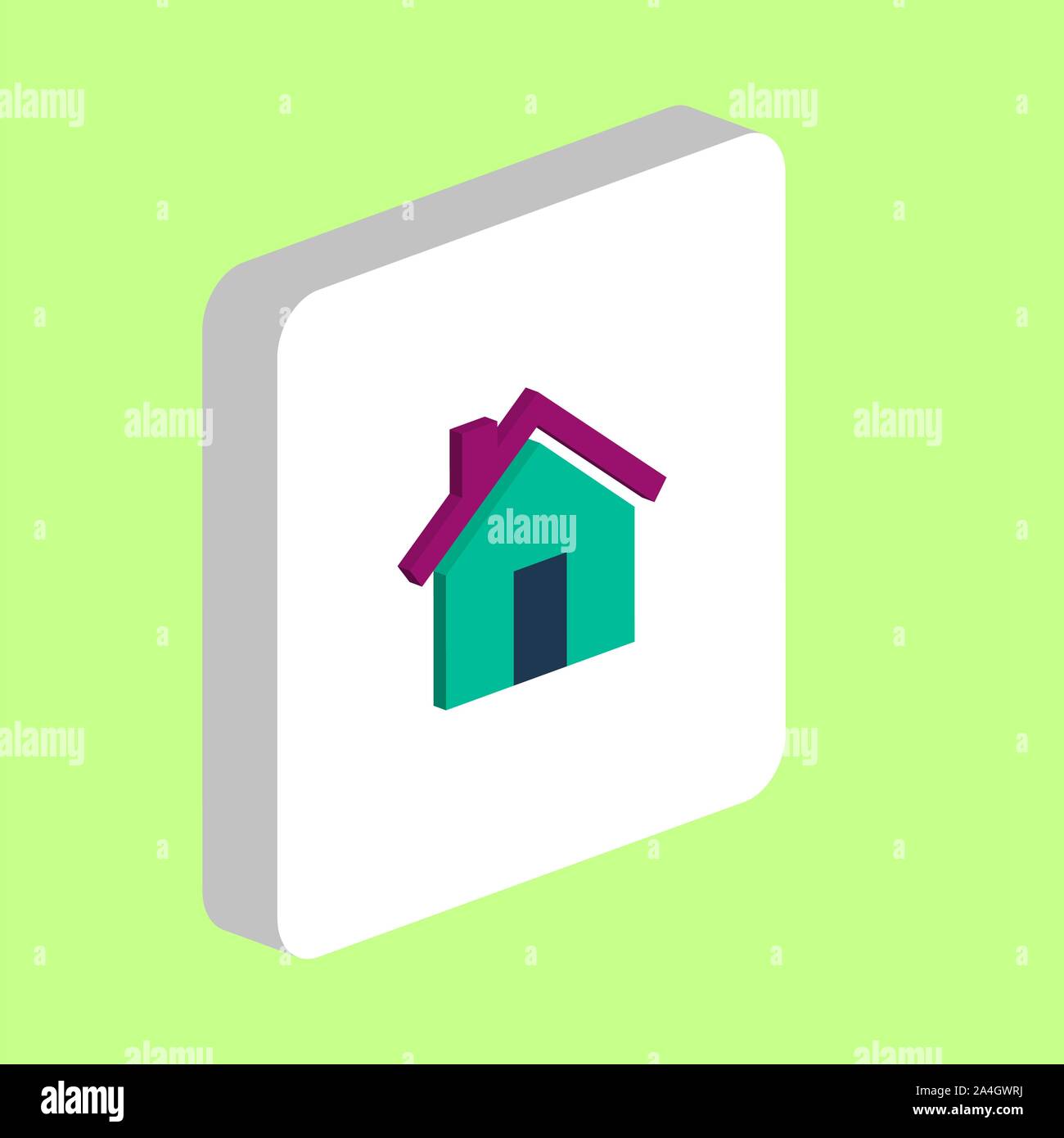Real Estate Simple vector icon. Illustration symbol design template for ...