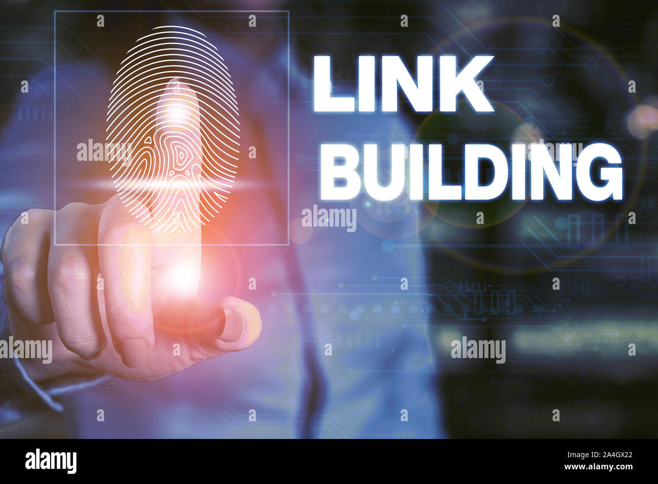 Presenting digital network linking hi-res stock photography and images ...