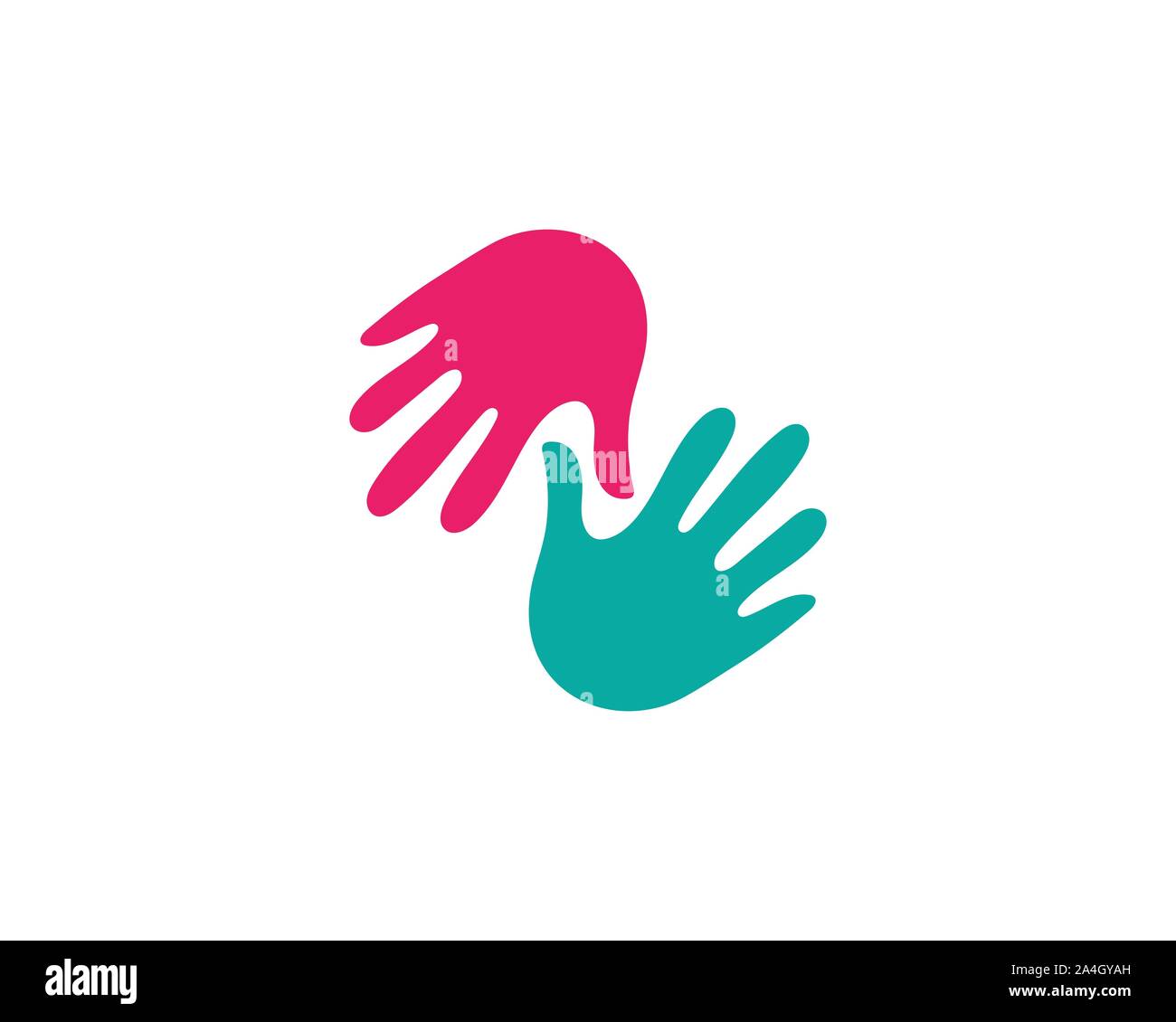 Hand Care Logo Template vector icon Business Stock Vector Image & Art ...