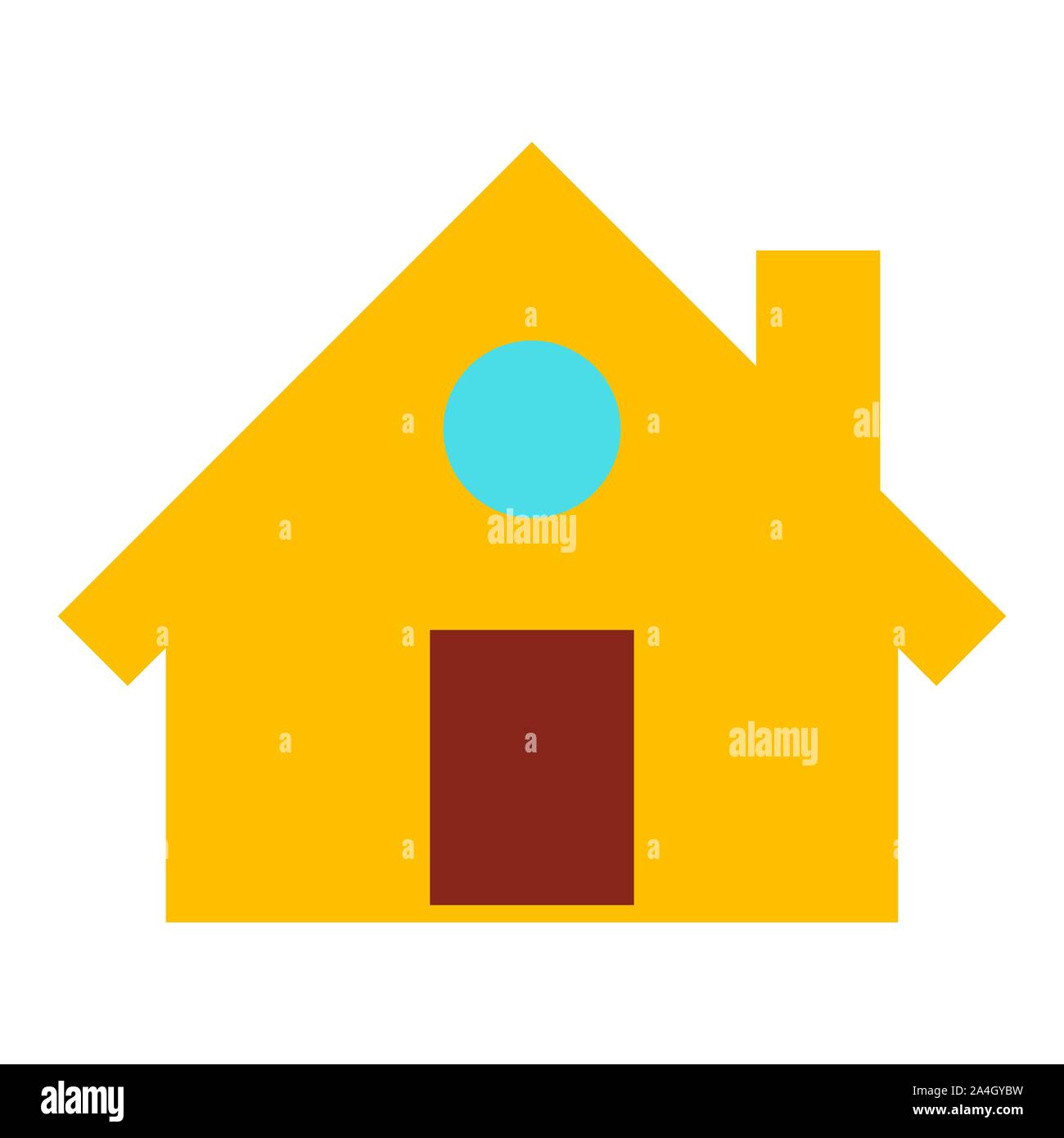 home icon, vector real estate house, residential symbol Stock Vector ...