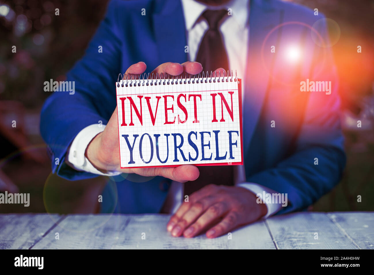 Handwriting text writing Invest In Yourself. Conceptual photo learn new ...