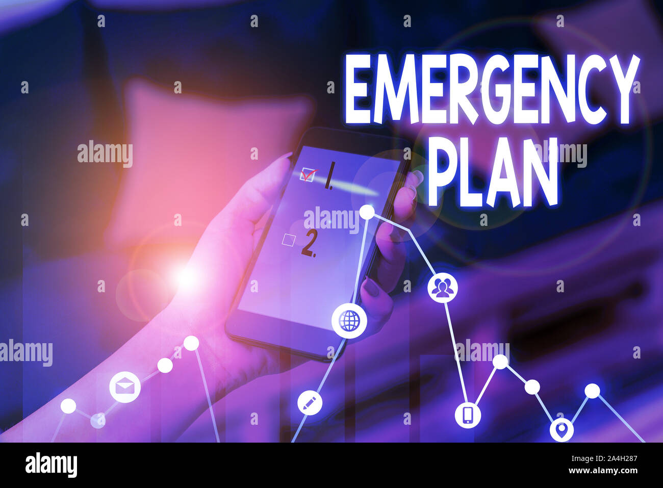 Word writing text Emergency Plan. Business photo showcasing procedures ...