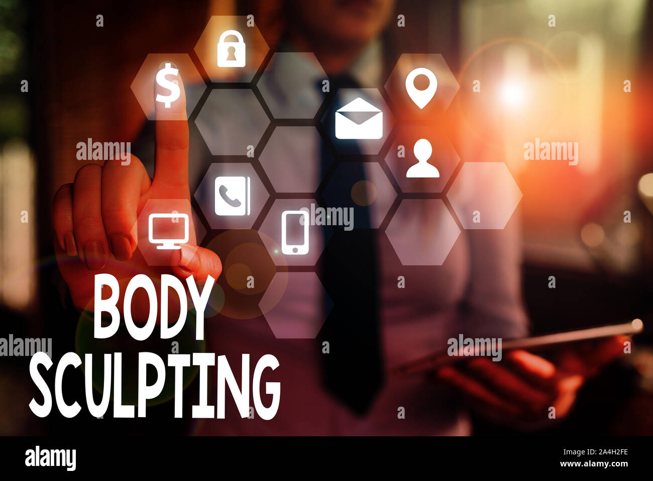 Word writing text Body Sculpting. Business photo showcasing activity of ...