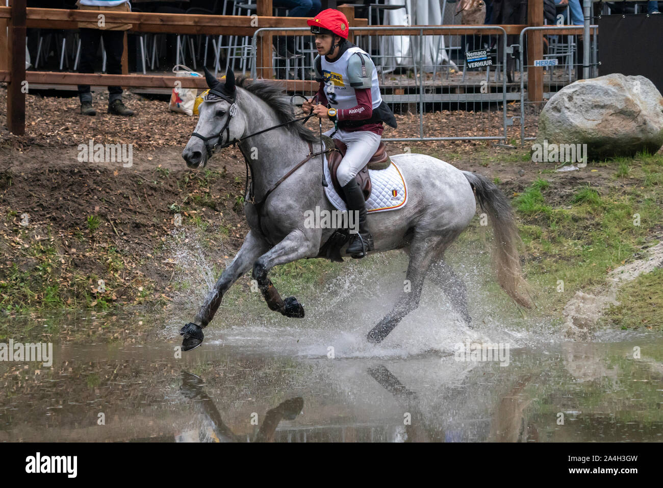 Senne Vervaecke BEL with Feebe van Alsingen during Military Boekelo on ...