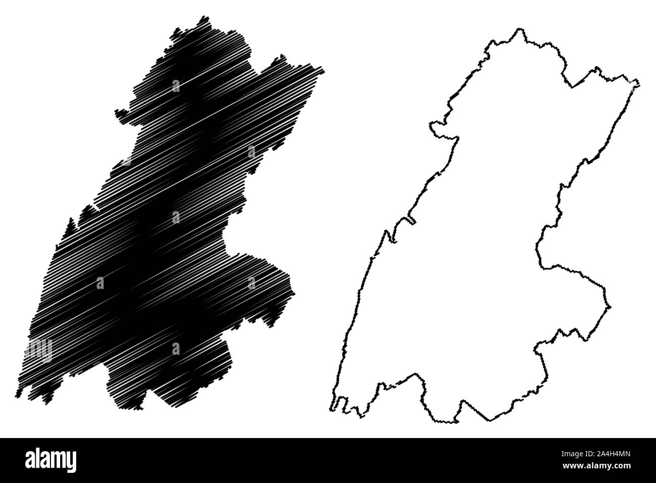 Beqaa Governorate (Lebanese Republic, Governorates of Lebanon) map ...