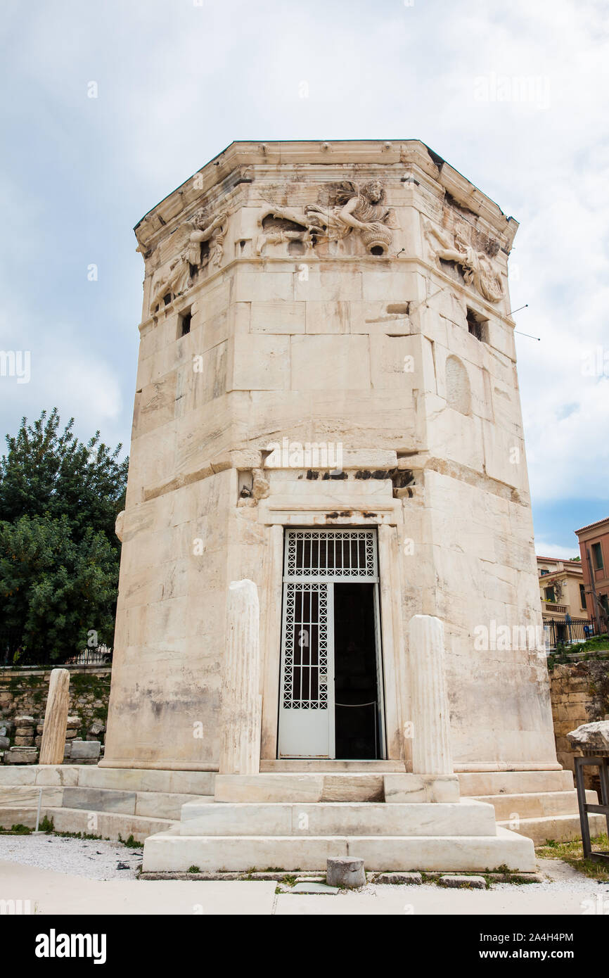 Tower of the Winds or the Horologion of Andronikos Kyrrhestes an ...