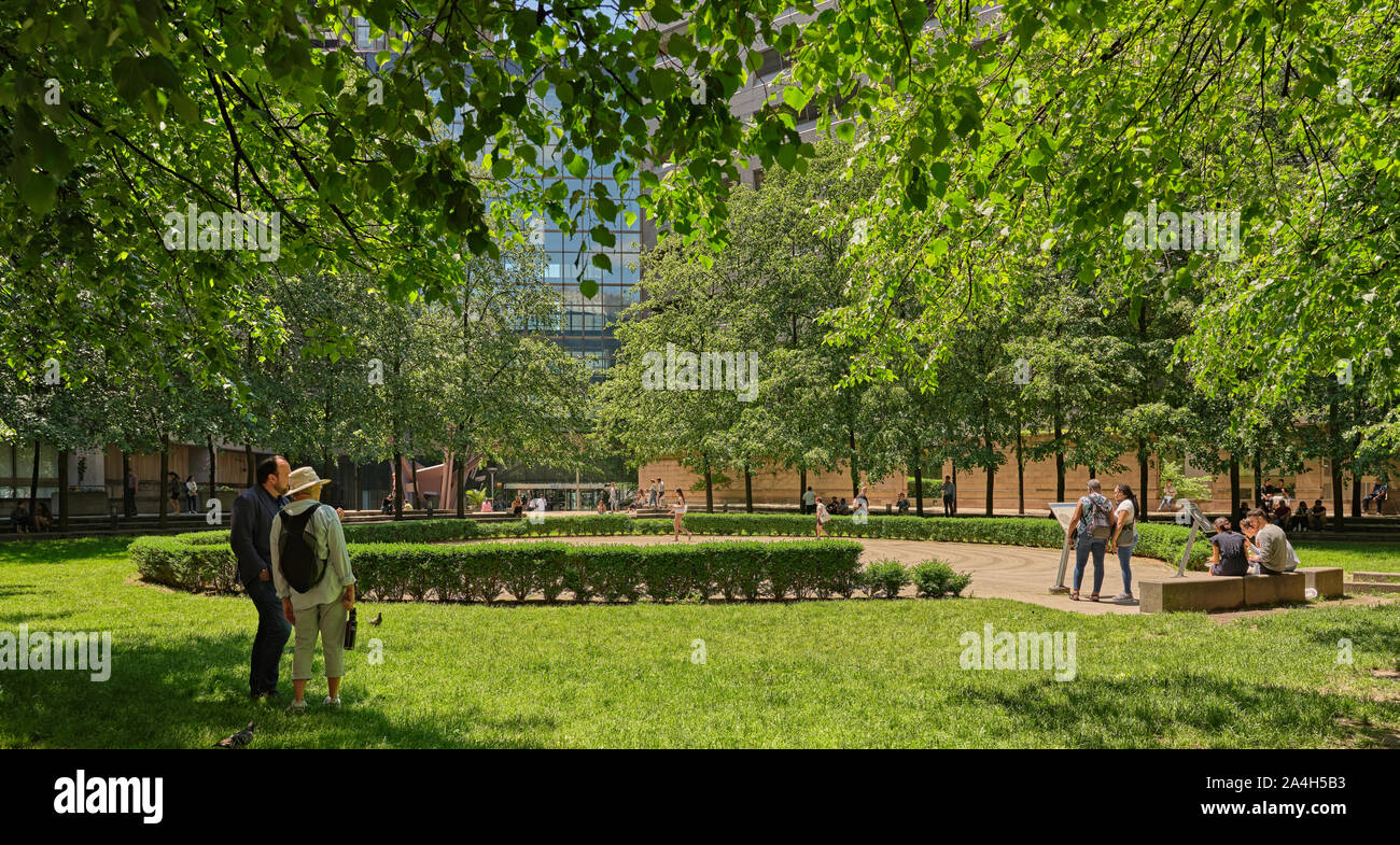 The labyrinth at Trinity Park in Toronto Stock Photo - Alamy