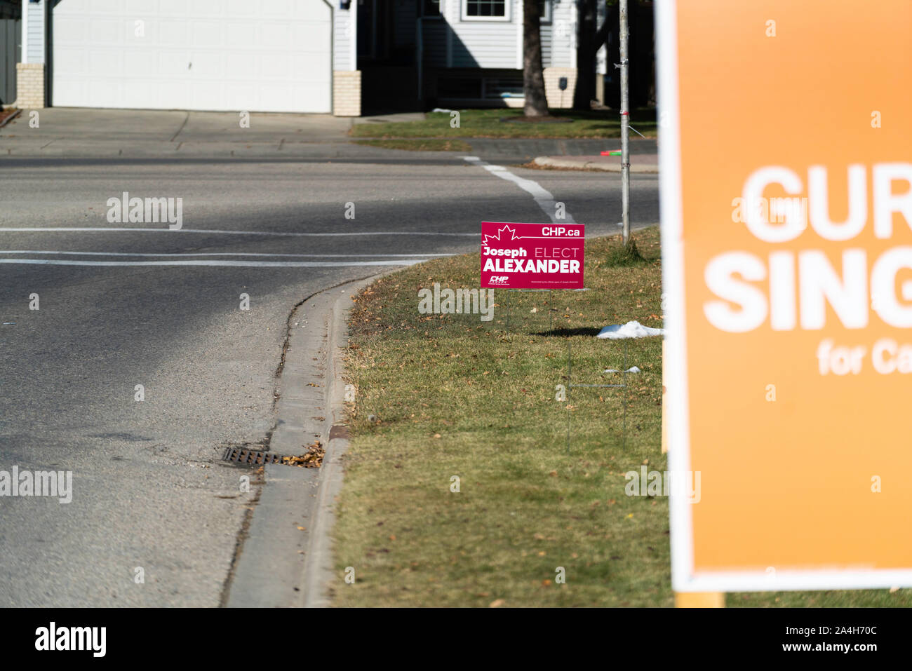 October 12 2019 - Calgary, Alberta, Canada - Federal Election Campaign ...