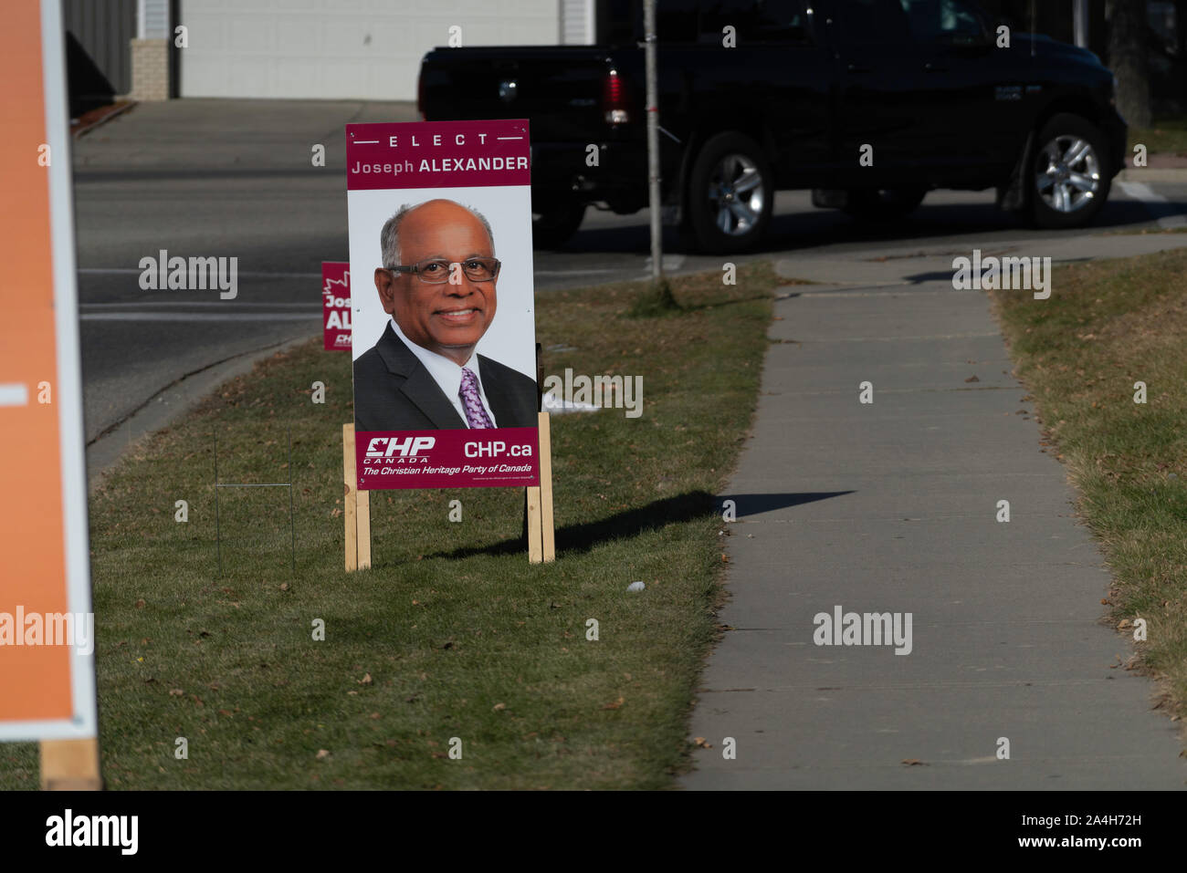 October 12 2019 - Calgary, Alberta, Canada - Federal Election Campaign ...