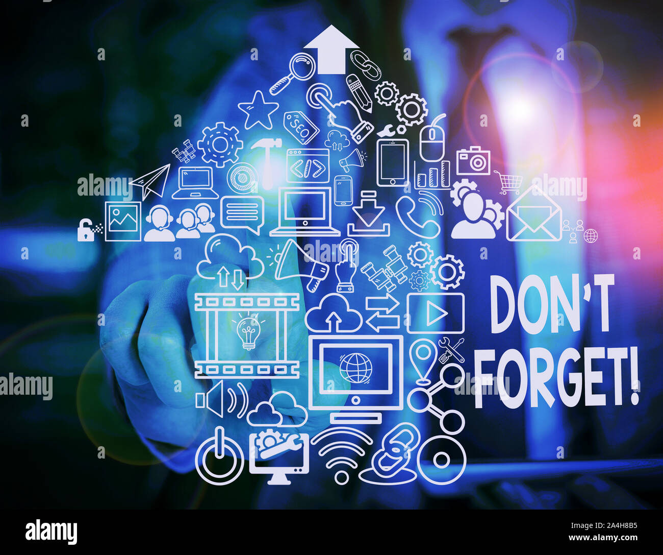 Text sign showing Don T Forget. Business photo text used to remind ... Text sign showing Don T Forget. Business photo text used to remind ...