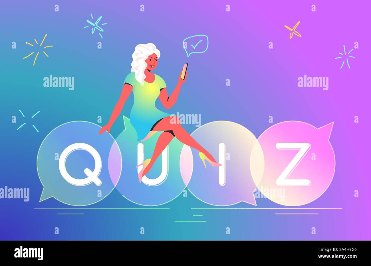 Questionnaire and teen Stock Vector Images - Alamy