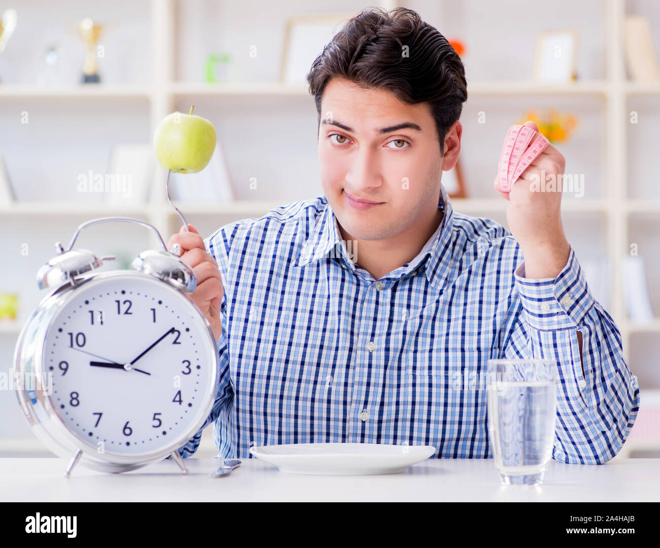 The concept of slow service in the restaurant Stock Photo - Alamy