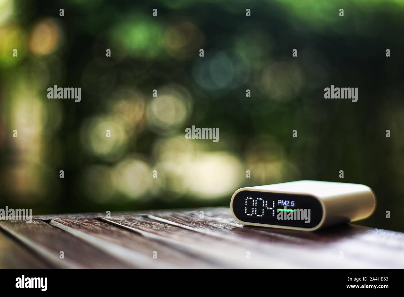 good air quality. minimal amount of small dust, particulate matter PM2 ...