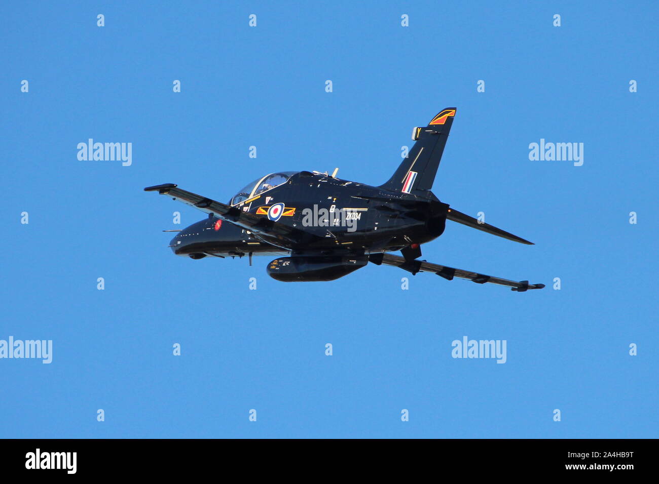 ZK034, a BAE Systems Hawk T2 operated by the Royal Air Force (in 4 ...