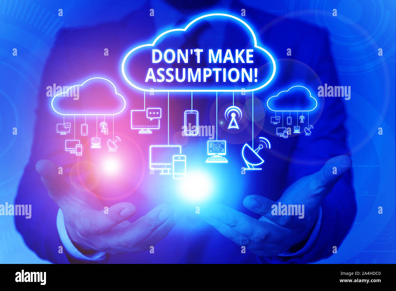 Text sign showing Don T Make Assumption. Business photo showcasing ...