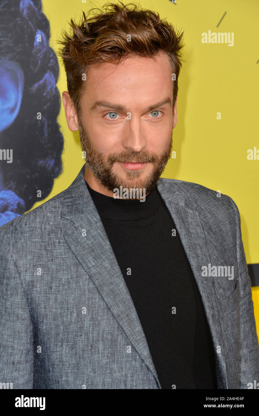 Los Angeles, USA. 14th Oct, 2019. Tom Mison at the premiere of HBO's ...