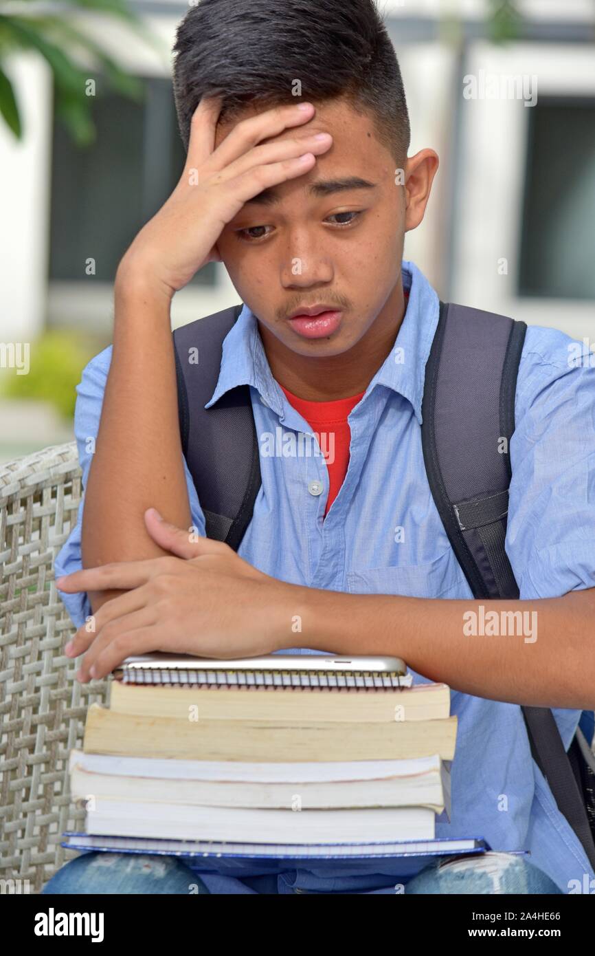 Sad High School Students