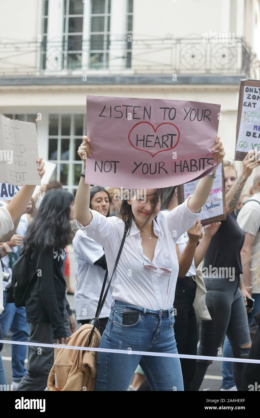The Official Animal Rights March 2019 in London, UK. August 17th, 2019 ...