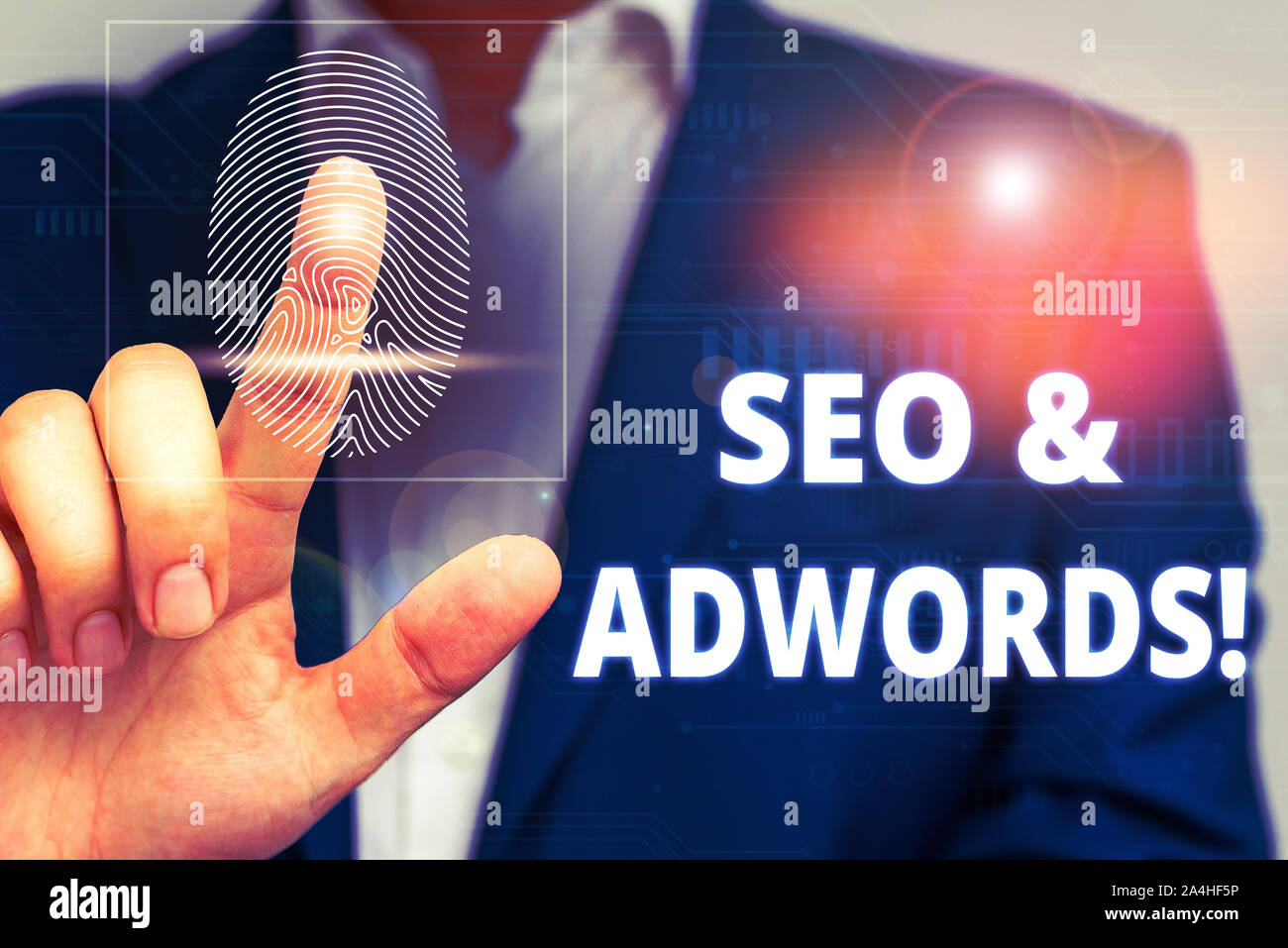 Conceptual hand writing showing Seo And Adwords. Concept meaning they ...